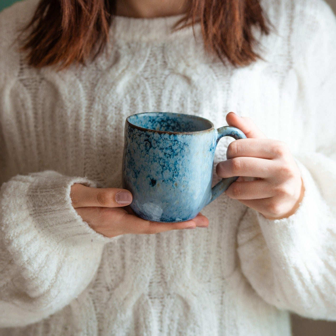 Earthy Cylinder Mugs | Coffee mugs egypt | Pottery Mug — Ellie Home